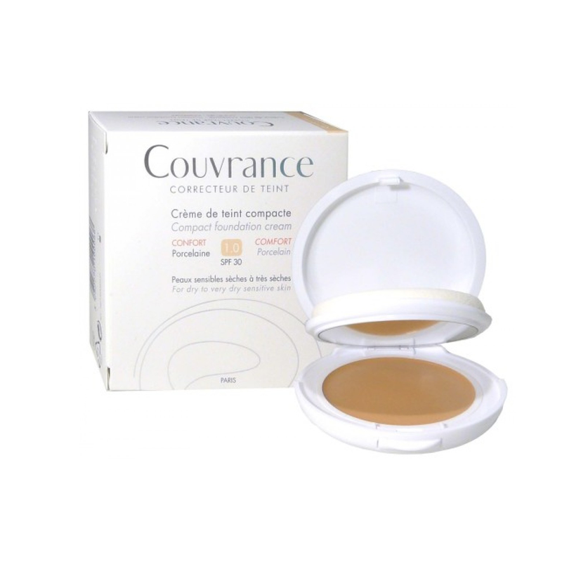 Buy Avene couvrance compact foundation cream comfort porcelaine 1.0, to ...
