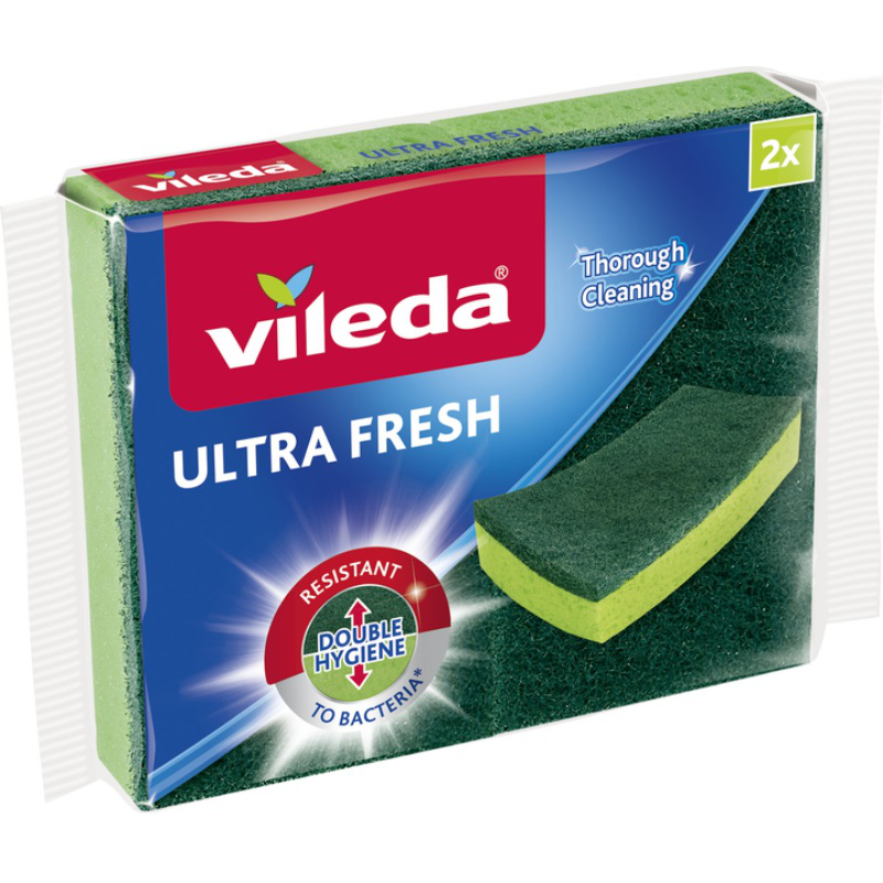 Buy Vileda ultra fresh sponge antibacterial 2pcs | Jinius