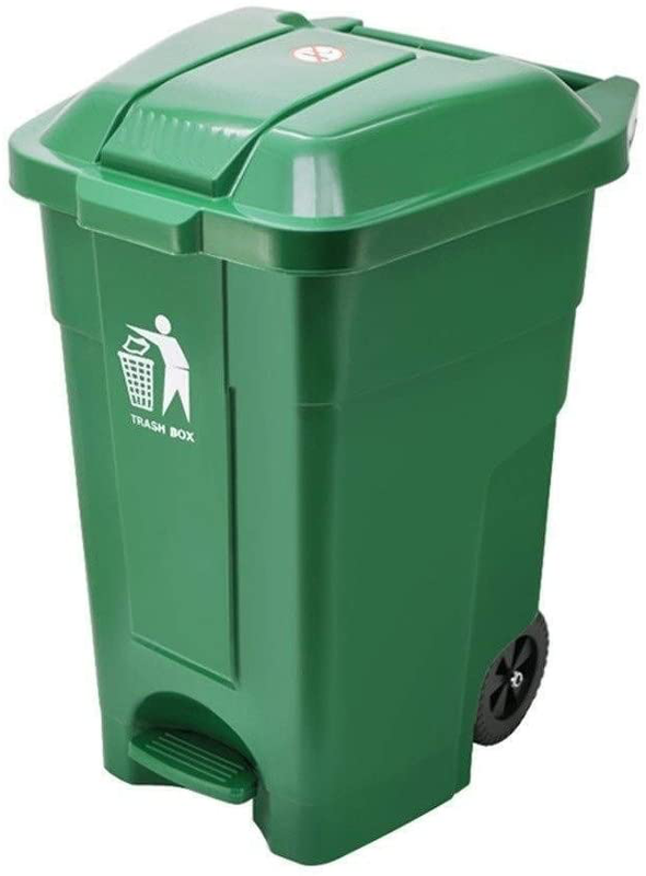 Buy Bidone καδος απορριμματων με πενταλ 70l - πρασινο | Jinius