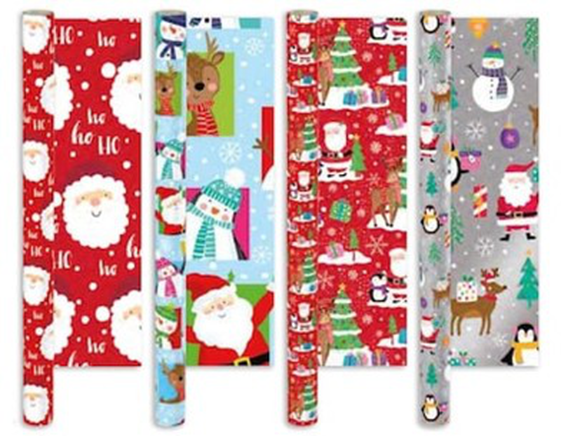 Buy Christmas wrapping paper roll 7m x 69cm (1pc random selection) | Jinius