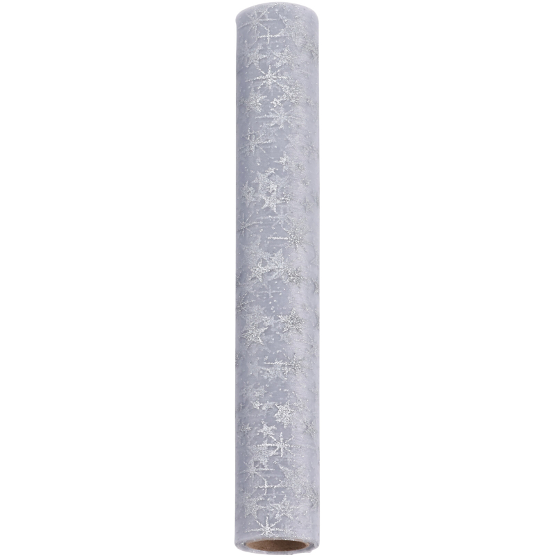 Buy Christmas ρολο διακοσμητικο 500x30cm ασημι - διαφορα σχεδια | Jinius