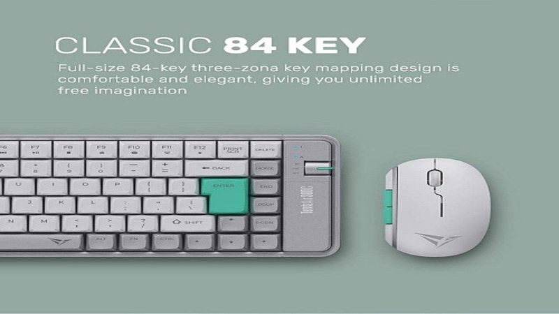 Buy Alcatroz keyboard & mouse 2.4g+bt combo 84k tetriz Air 300c winter ...