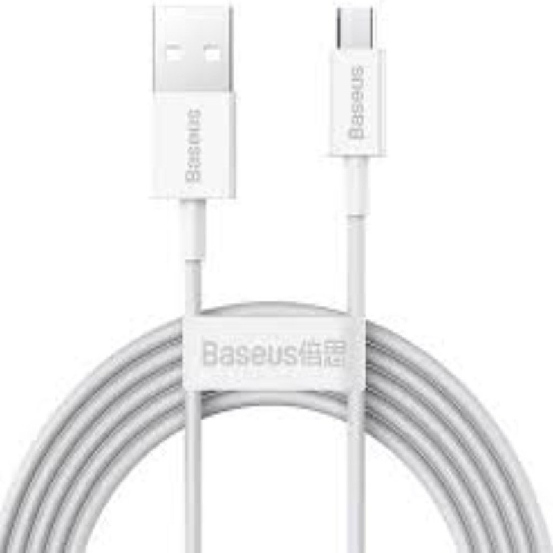 Buy Cable baseus superior series cable USB to micro USB, 2a, 2m (white ...