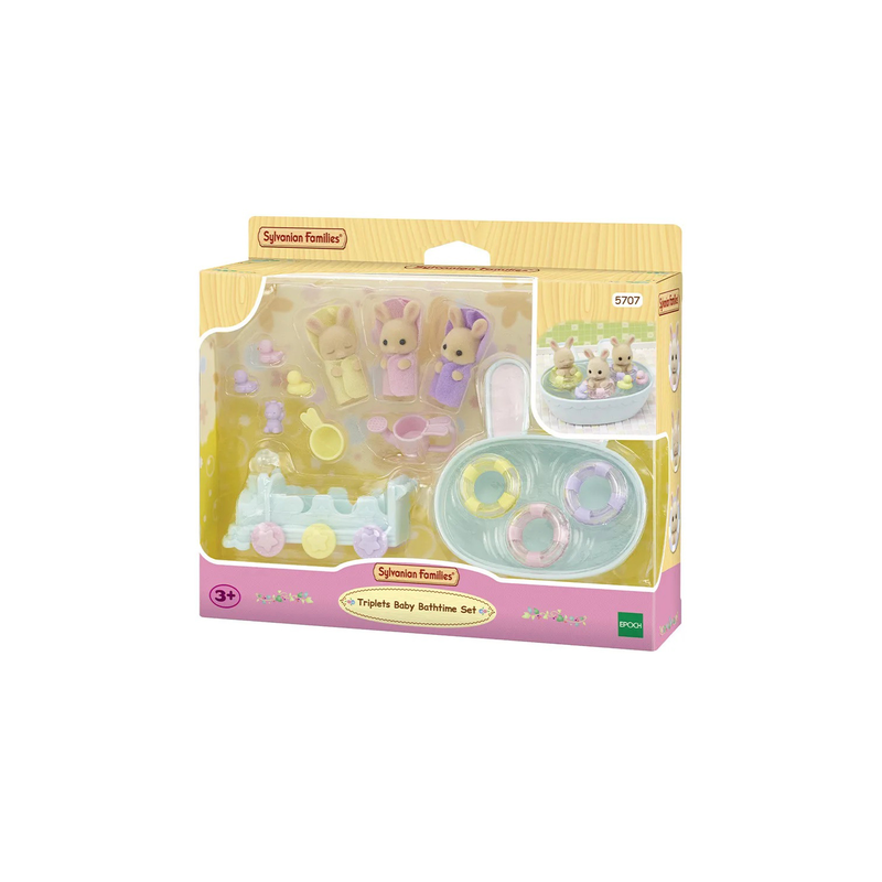 Buy Sylvanian triplets baby bathtime set | Jinius