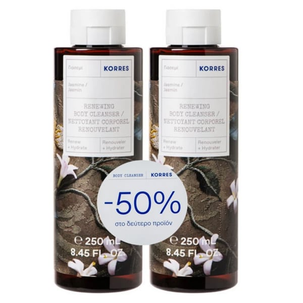 Buy Korres promo (-50% on the 2nd product) jasmine body wash 2x250ml ...