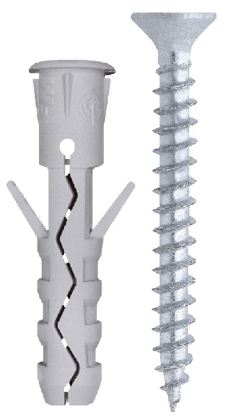 Buy Friulsider nylon plug/chipboard screw 6x30 15pcs | Jinius