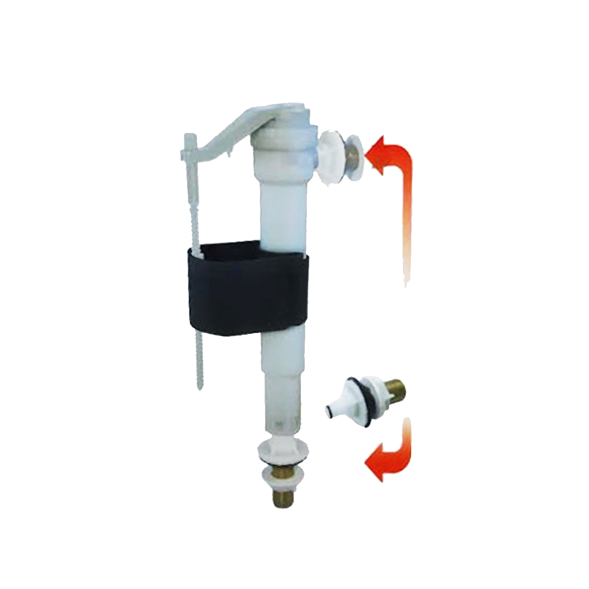 Buy Inlet valve horizontal and vertical 3/8'' - 1/2'' a2065 | Jinius