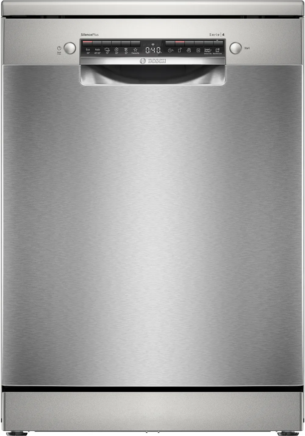 Buy Bosch sms4eci26e series 4 free standing dishwasher 60 cm, inox, 5 ...