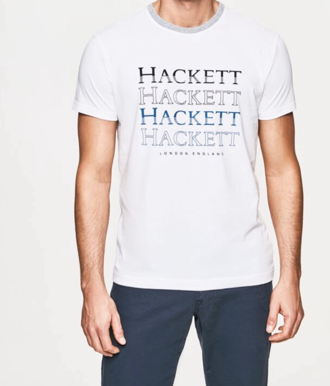 Buy Hackett round-neck t-shirt classic fit hm500541 | Jinius