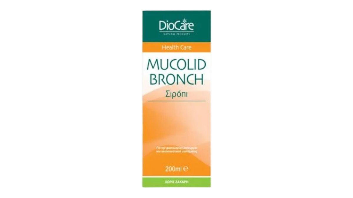 Buy Diocare mucolid bronch syrup for productive (wet) cough 200ml ...