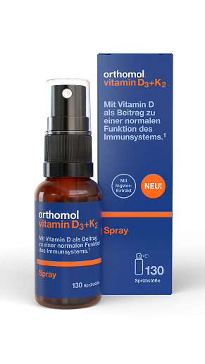 Buy Orthomol vitamin d3 & k2 oral spray 20ml | Cyprus | Jinius