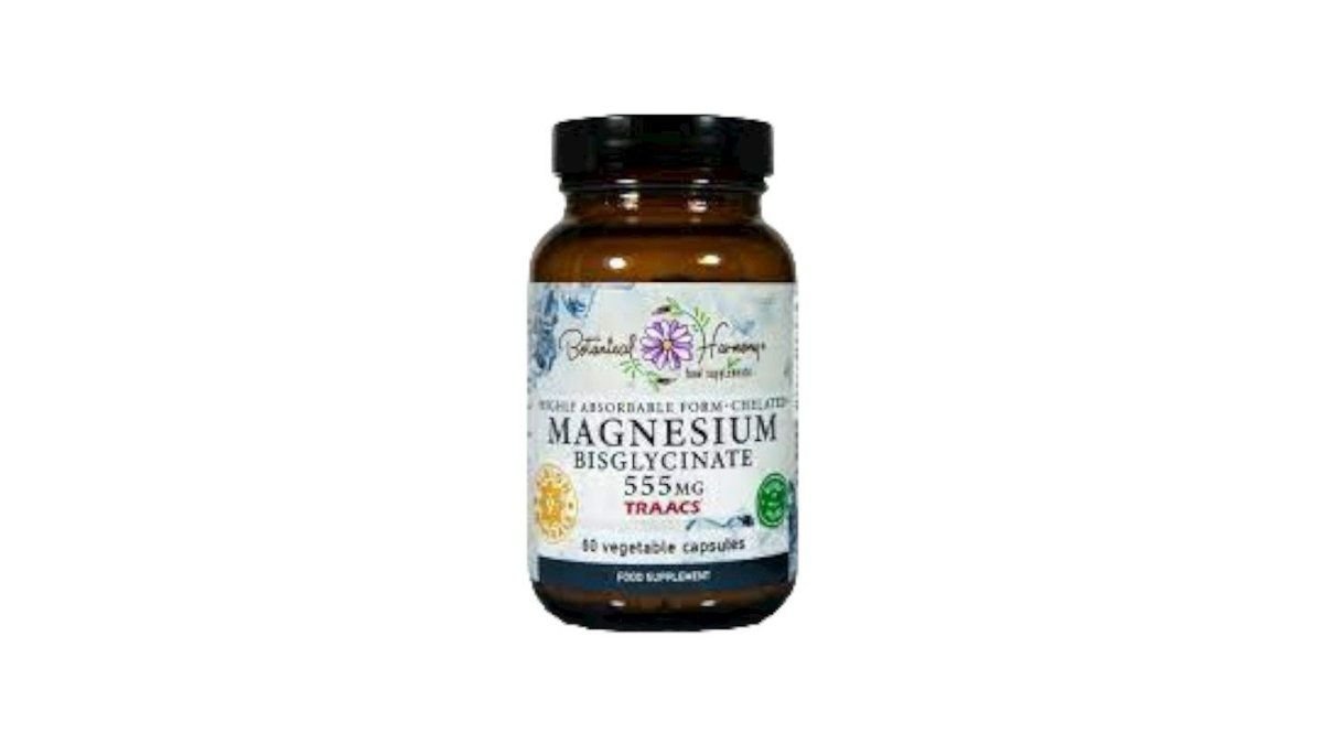 Buy Botanical harmony – magnesium bisglycinate 60 vegicaps 555mg | Jinius
