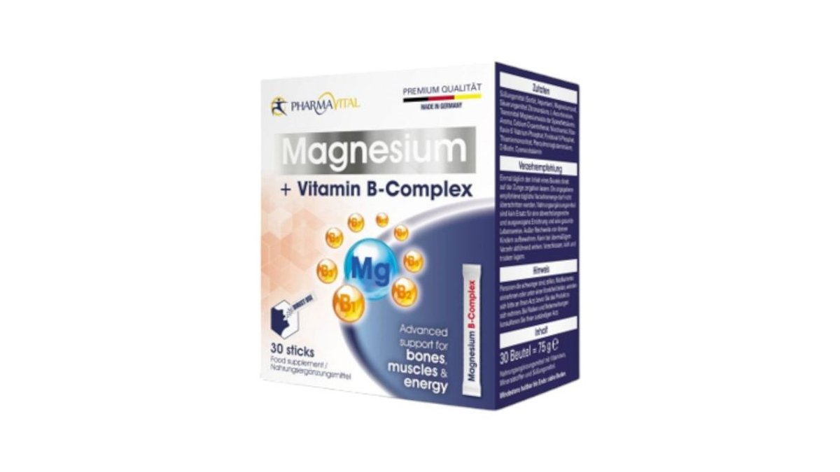 Buy Pharmavital magnesium + vitamin b - complex direct sticks 30 | Jinius