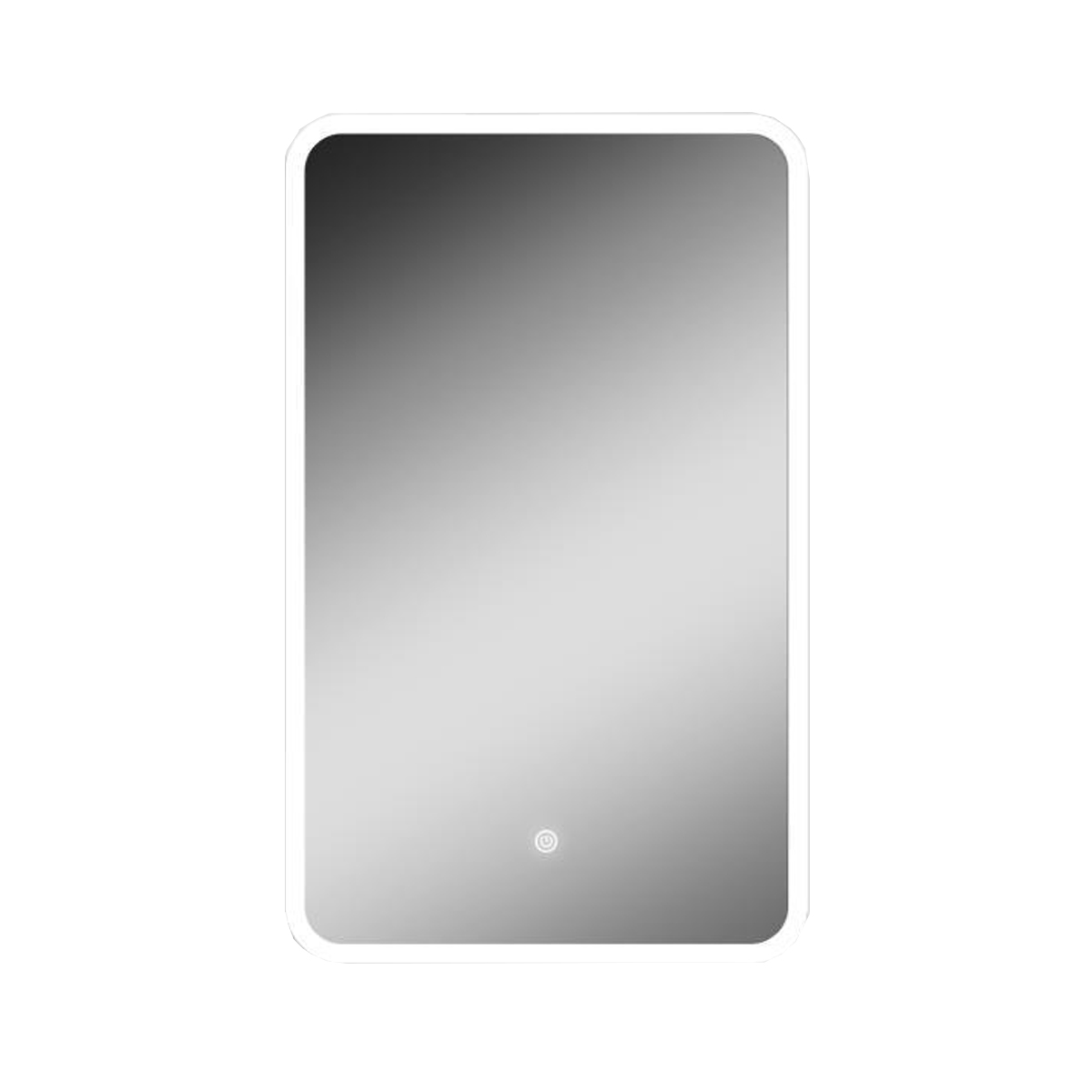Buy Arte illumina parallelogram mirror touch led 18w 4000k 45x75cm | Jinius