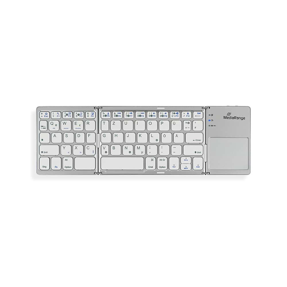 Buy Mediarange keyboard wireless, bluetooth with touchpad mros133-gr ...