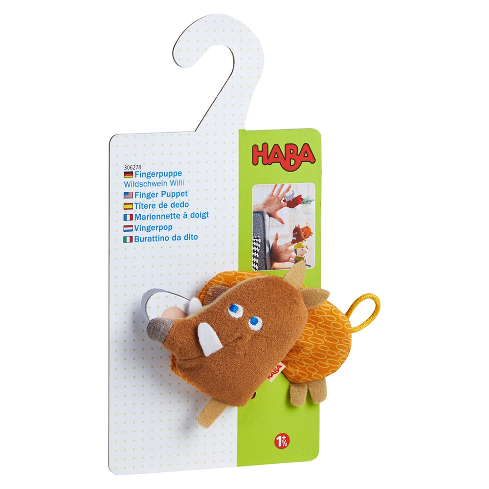 Buy Haba finger puppet boar boris | Jinius